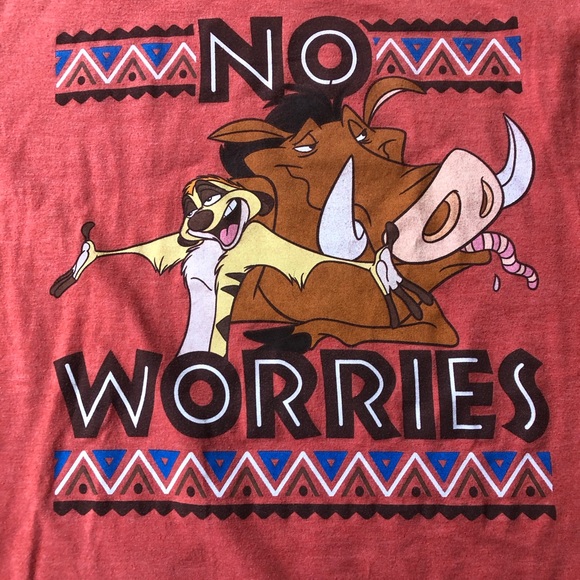 Disney | Shirts | No Worries Disney The Lion King Timon And Pumba Large ...